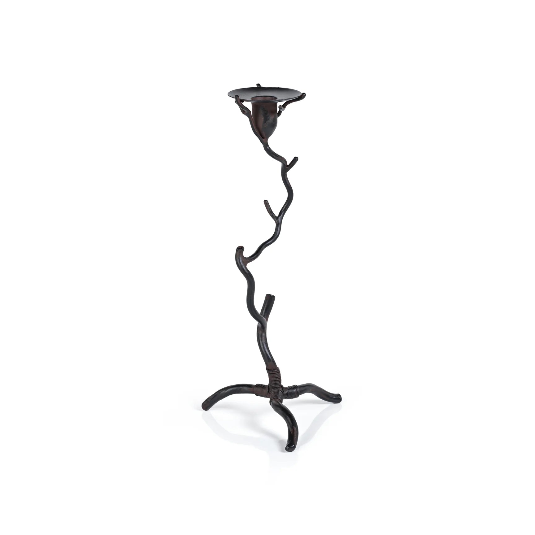 Twig Wrought Iron Taper Candle Holder (3 Sizes)