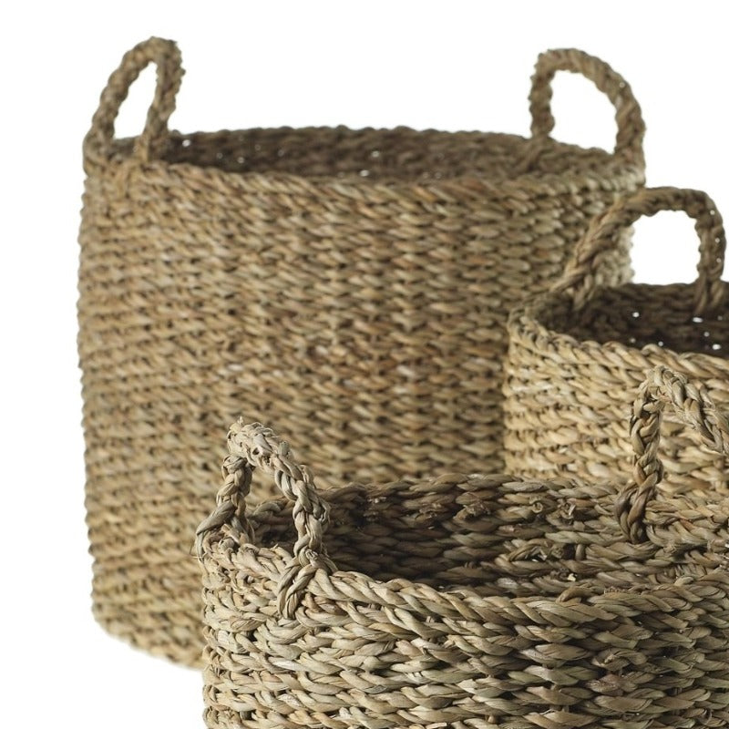 Natural Fiber Basket (3 Sizes) – Linen and Flax Co.