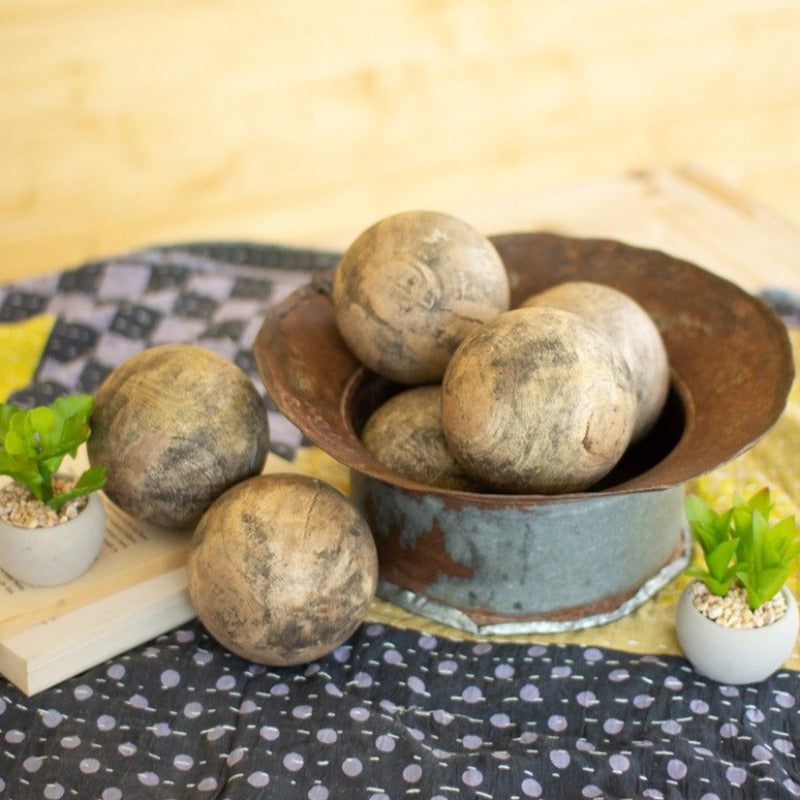 Mango Wood Sphere (2 Sizes)