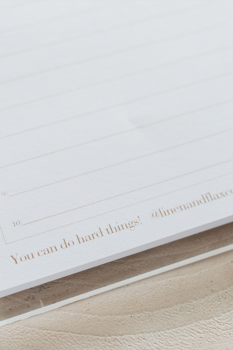 Daily Acrylic Notepad – Linen and Flax Co.